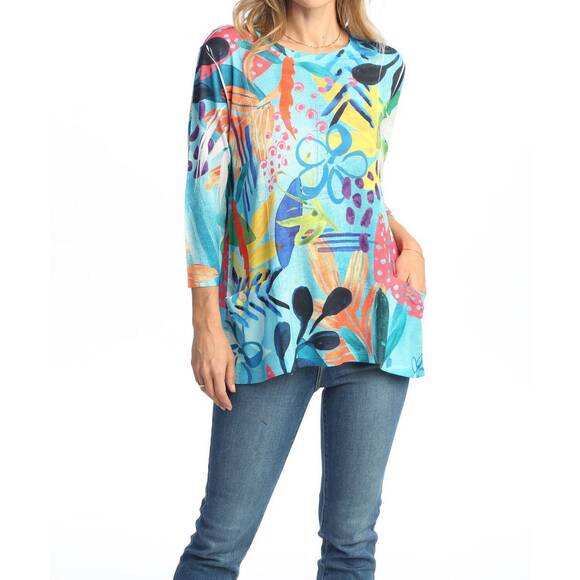 Jess & Jane | Tops | New Jess Jane La Palma Patch Pocket Top Plus In ...
